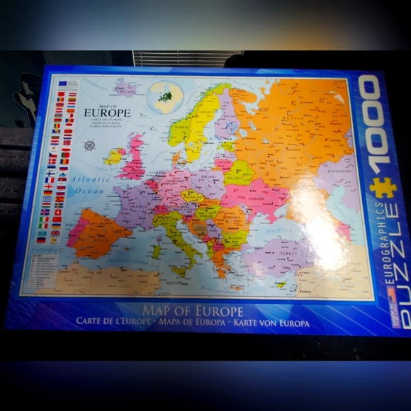 puzzle | Toys | Map Of Europe Puzzle | Poshmark